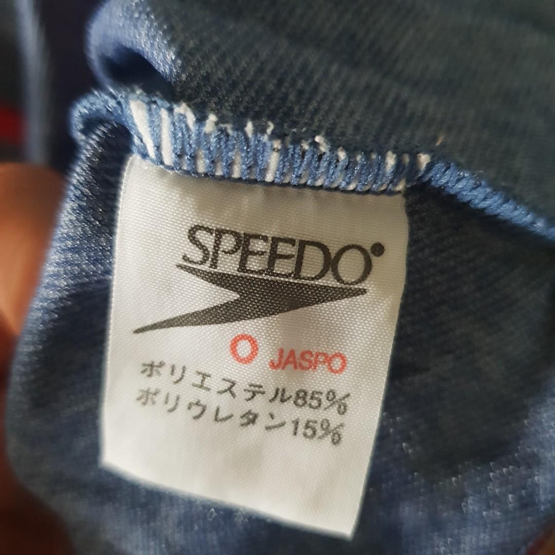 SPEEDO Denim Like Swimsuit Med, Women's Fashion, Coats, Jackets and ...
