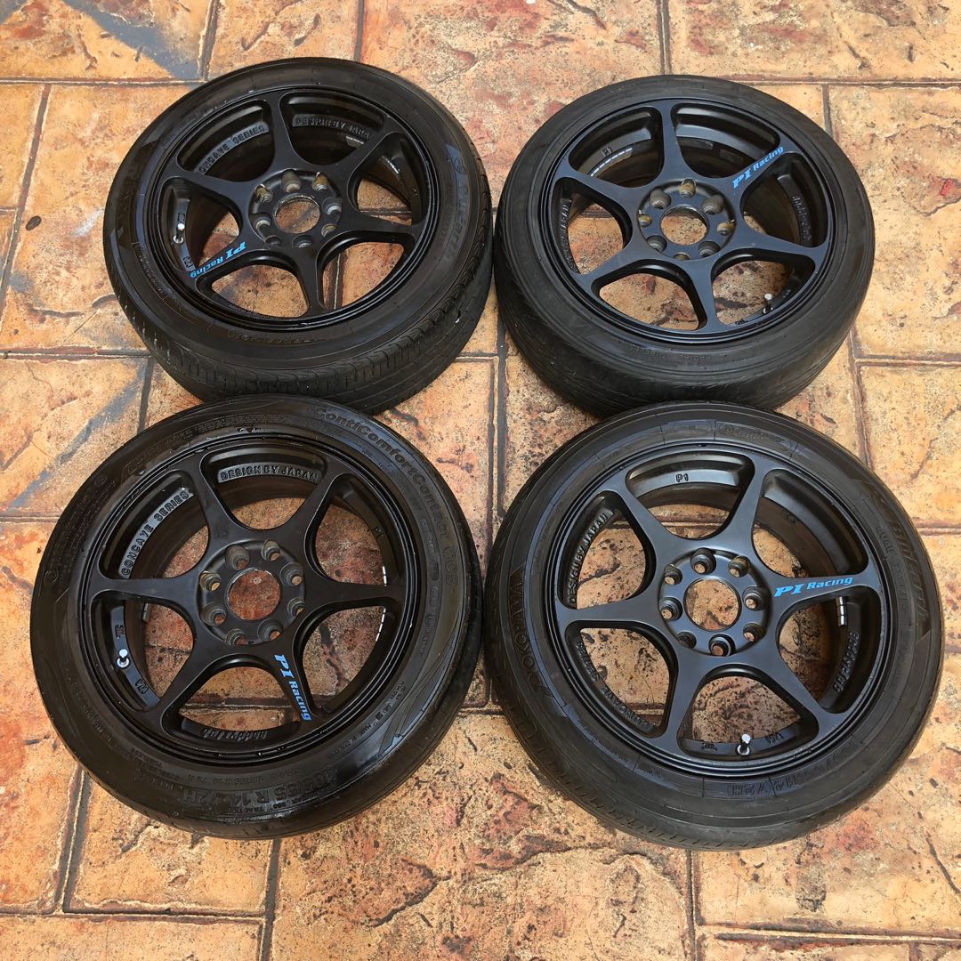 Sport Rim P1 Racing 14x6jj pcd100/110, Auto Accessories on Carousell