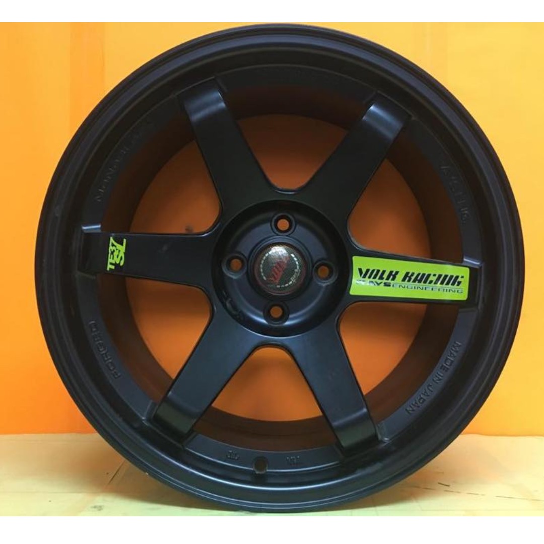 SPORT RIM TE37 JAPAN DESIGN 17" 9JJ 10JJ ALZA WIRA, Auto Accessories on ...