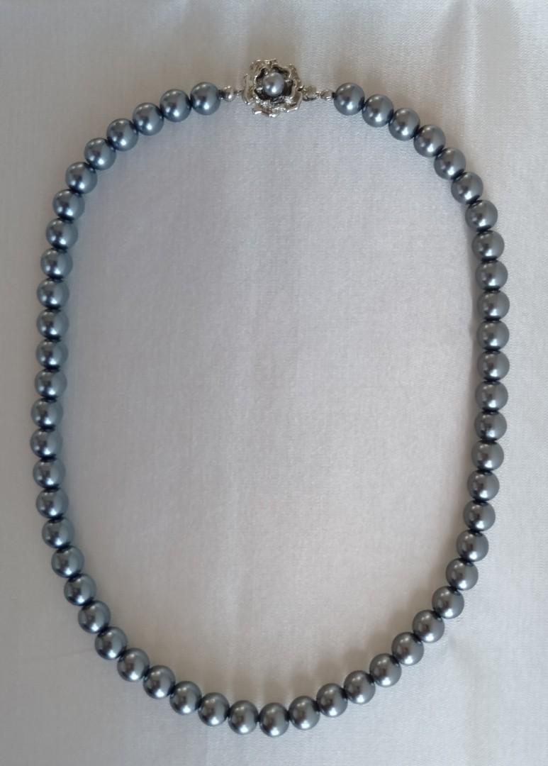 Tahitian Blue Pearl necklace, Luxury, Accessories on Carousell