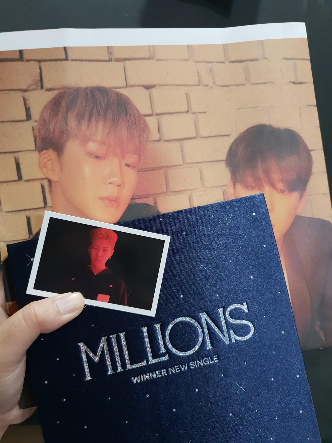 WINNER New Single "Millions" (Blue Ver), Hobbies & Toys, Memorabilia ...