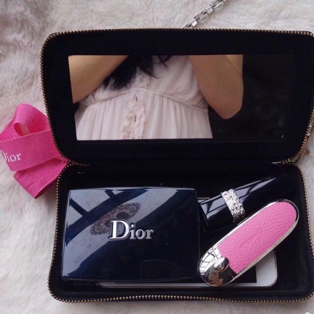 Dior lipstick pouch, Luxury, Bags & Wallets on Carousell