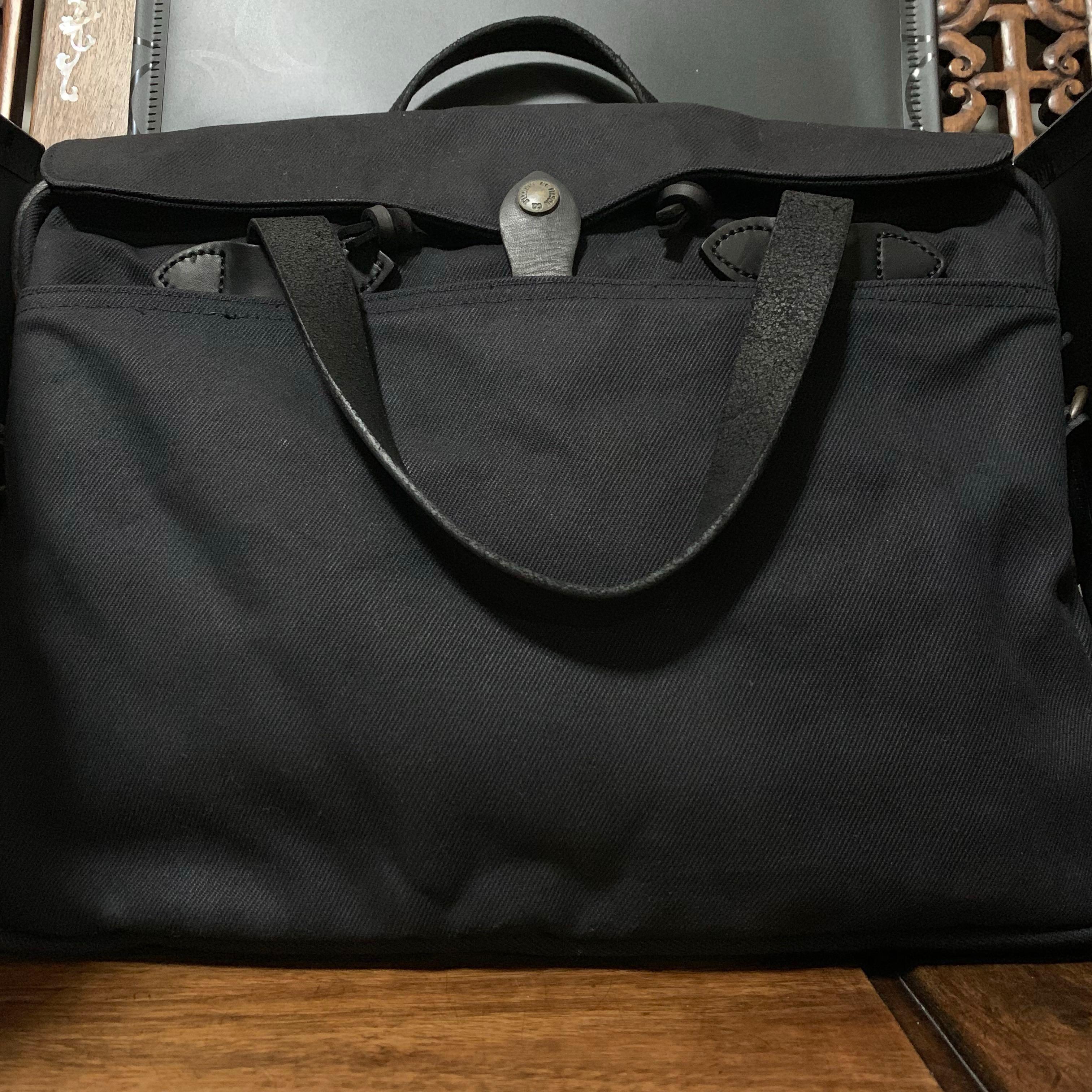 Filson original 256 briefcase w Filson wax , Men's Fashion, Bags ...