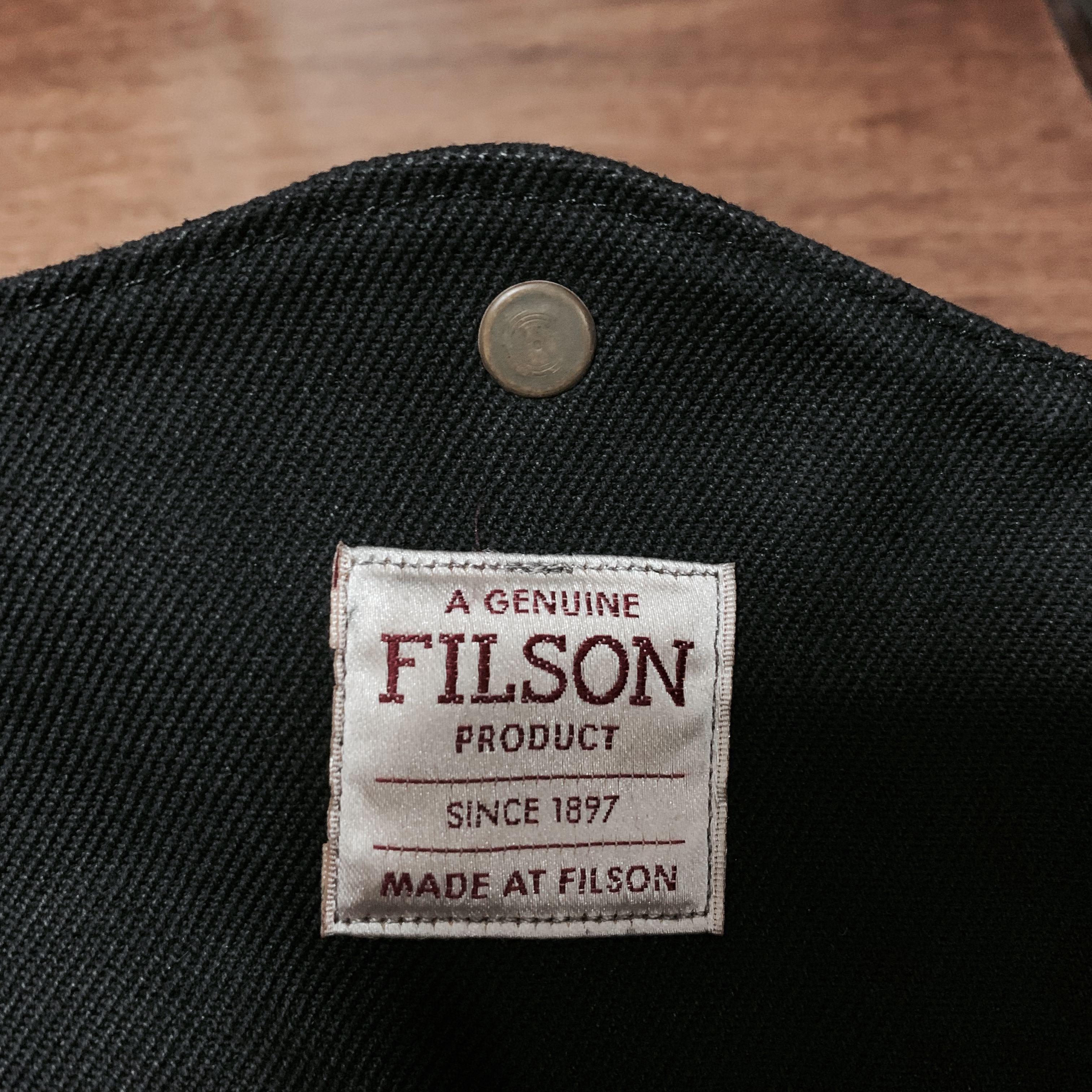 Filson original 256 briefcase w Filson wax , Men's Fashion, Bags ...