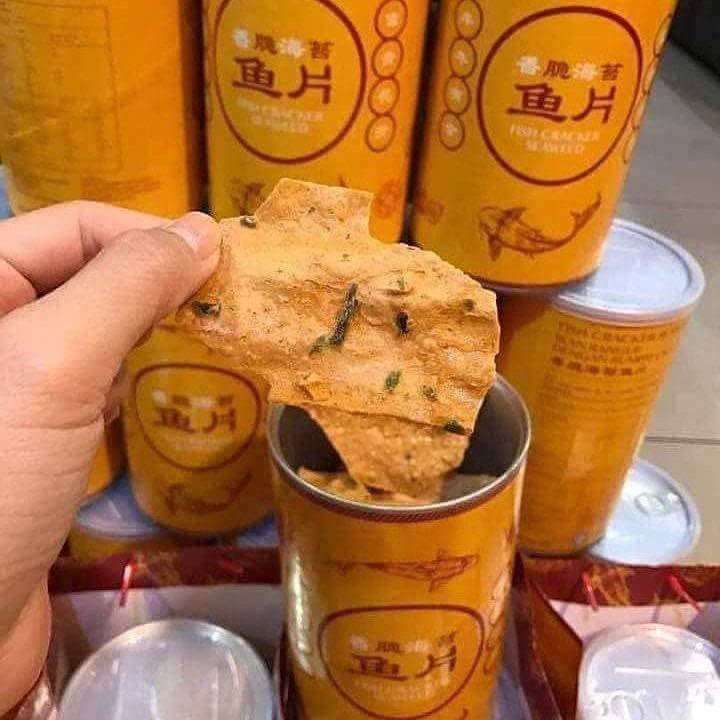 Fish Cracker Seaweed, Food & Drinks, Chilled & Frozen Food on Carousell