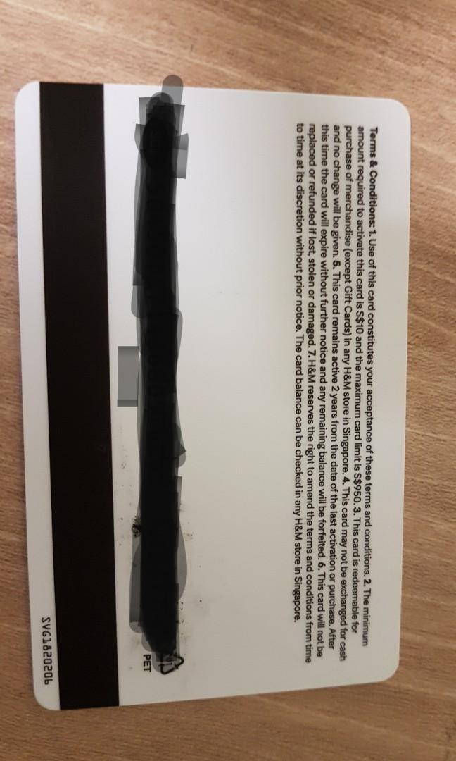 H & M gift card with SGG 100 value, Tickets & Vouchers, Vouchers on ...