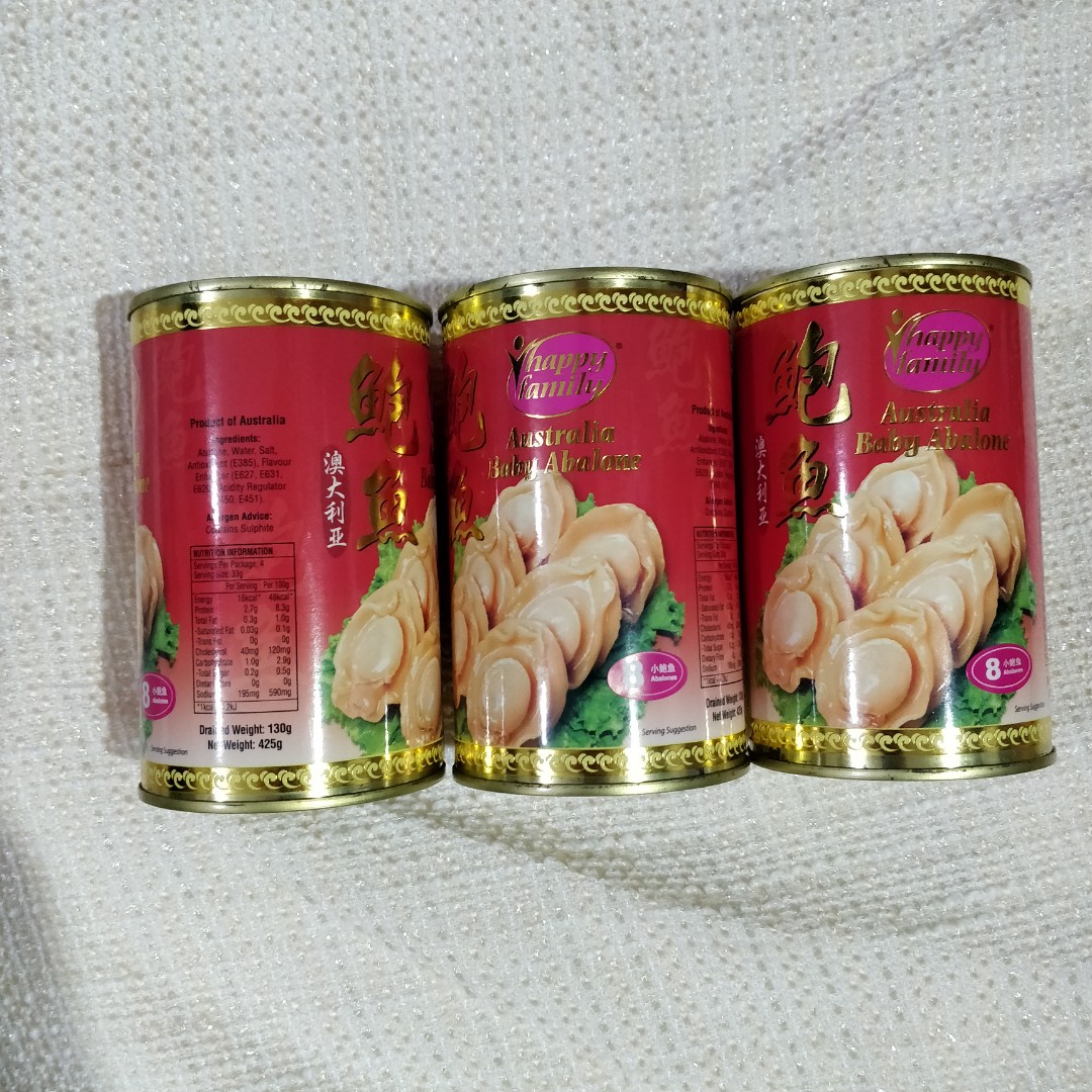 Happy Family Australia Baby Abalone, Food & Drinks, Local Eats on Carousell
