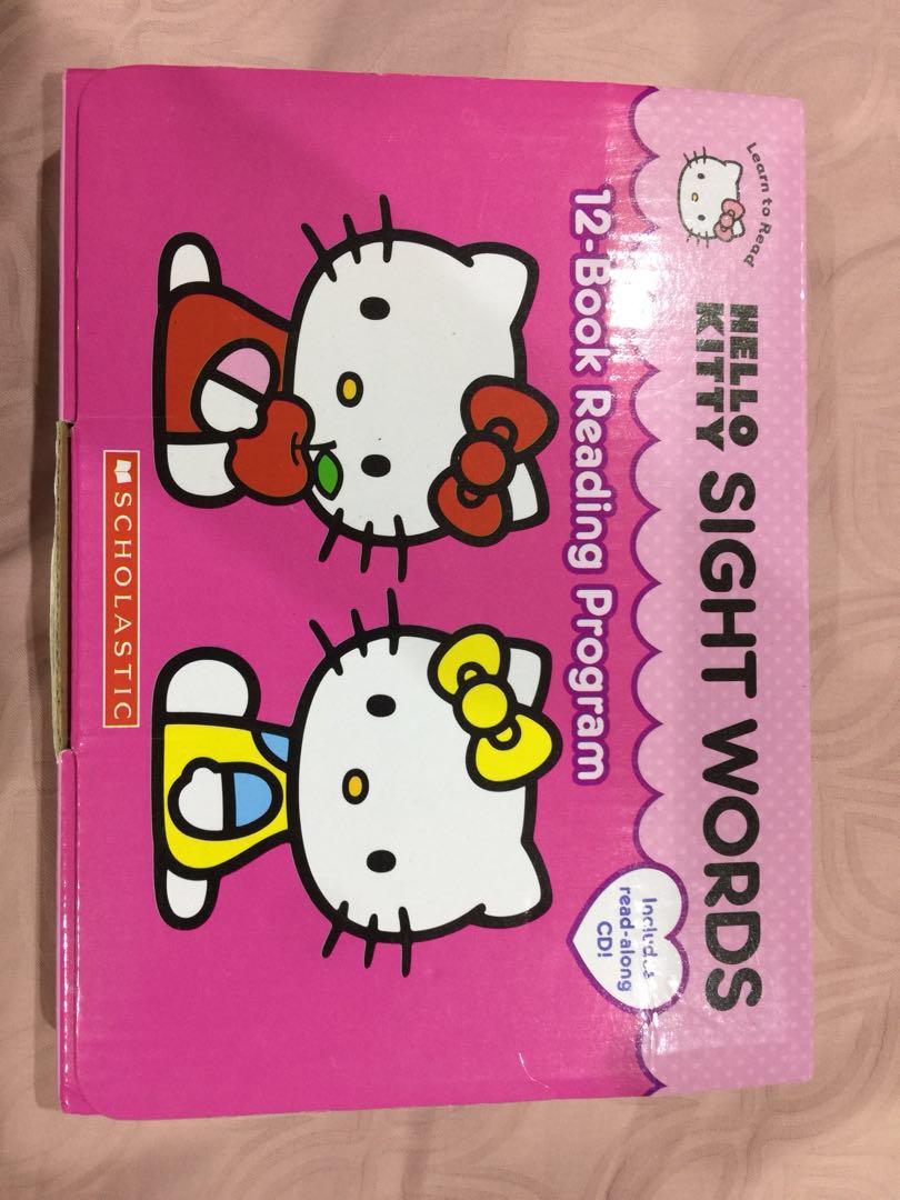Hello kitty SIGHT WORDS reading program - 12 books, Hobbies & Toys ...