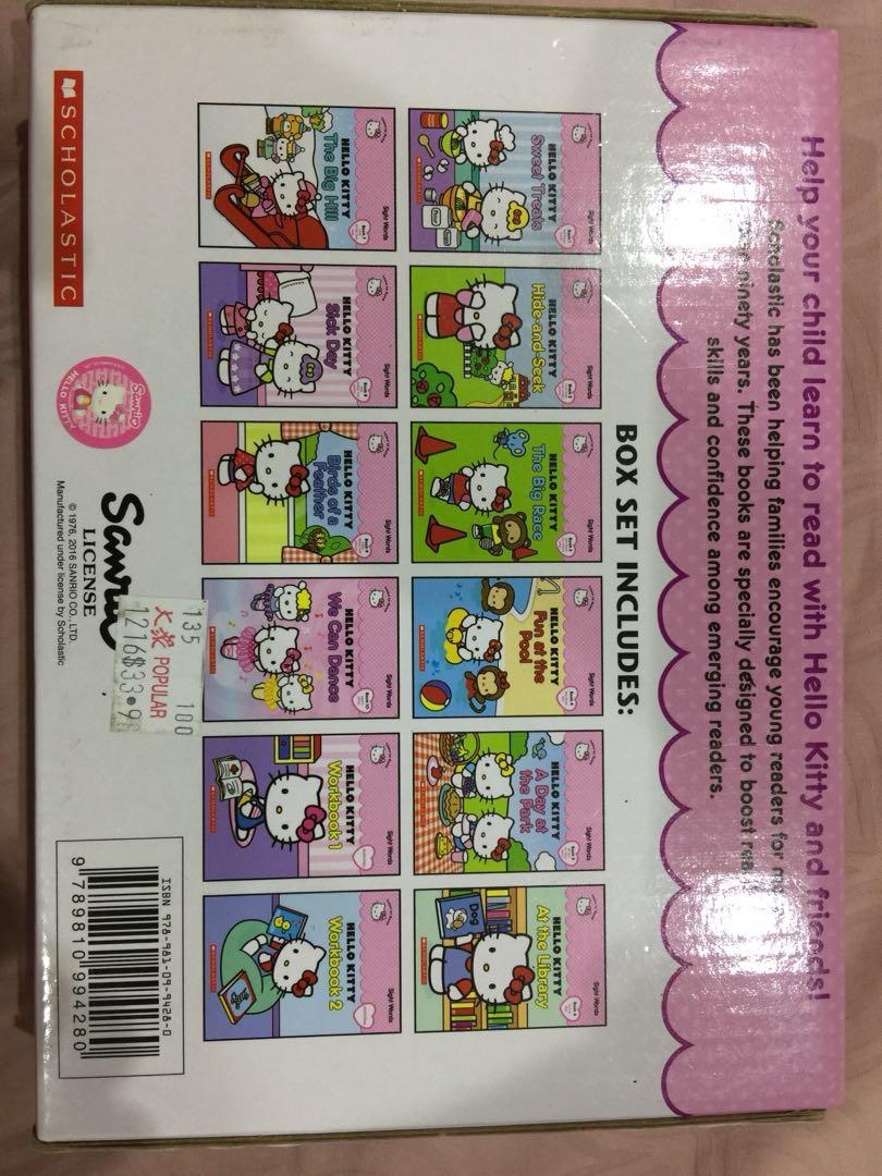 Hello kitty SIGHT WORDS reading program - 12 books, Hobbies & Toys ...
