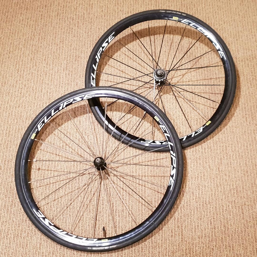 Mavic Ellipse track / fixie wheelset, Sports Equipment, Bicycles ...