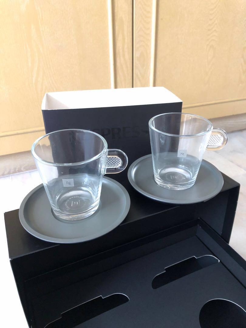 Nespresso VIEW Collection Lungo Coffee Cups with Saucers, TV & Home Appliances, Kitchen ...