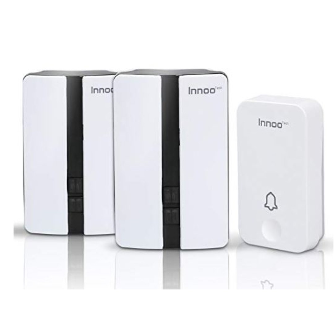 No battery Required Wireless Doorbells, Innoo Tech Weatherproof Door ...