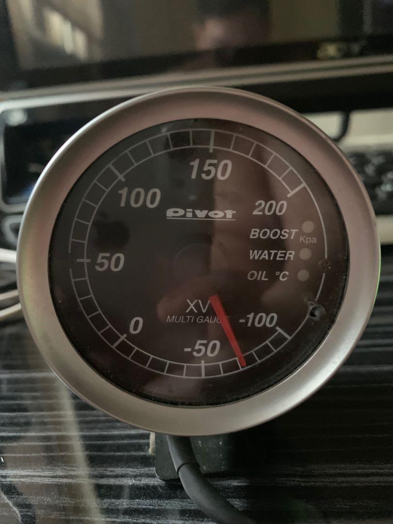 Pivot 3 in 1 boost gauge for Volkswagen, Car Accessories, Accessories ...