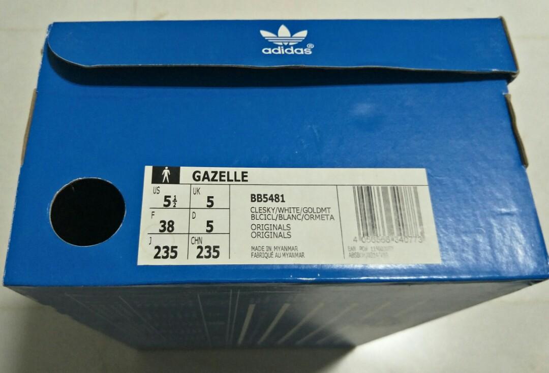 Adidas Originals Gazelle in Powder Blue, Men's Fashion, Footwear ...