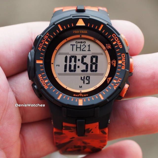 PROTREK : 1-Year Official Warranty: 100% Original Authentic CASIO PRO-TREK Digital Compass ...