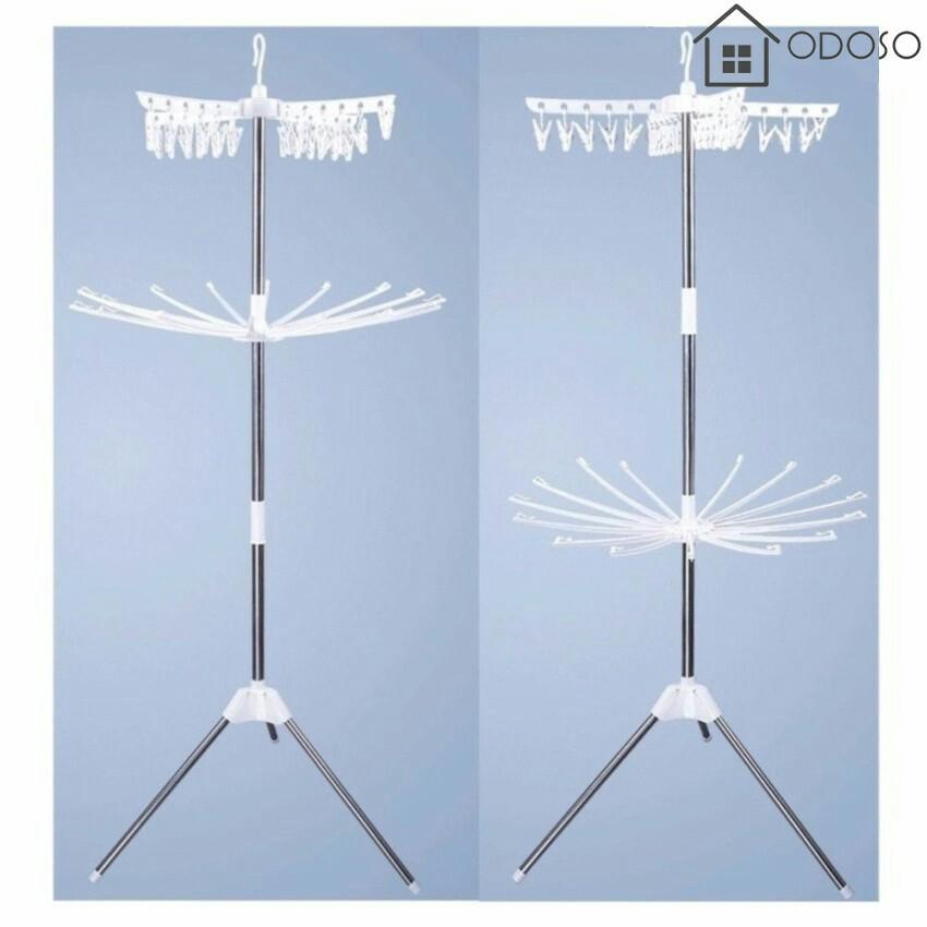 SC17 Three (3) Tiers Foldable Cloth Drying Rack and Hanger Rak Jemur ...