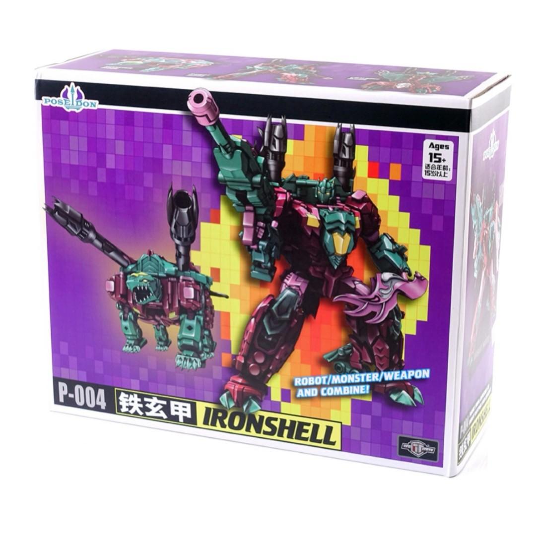 (Preorder) Turtler Snaptrap Seacon Trinity Force P-004 Ironshell TFC P ...