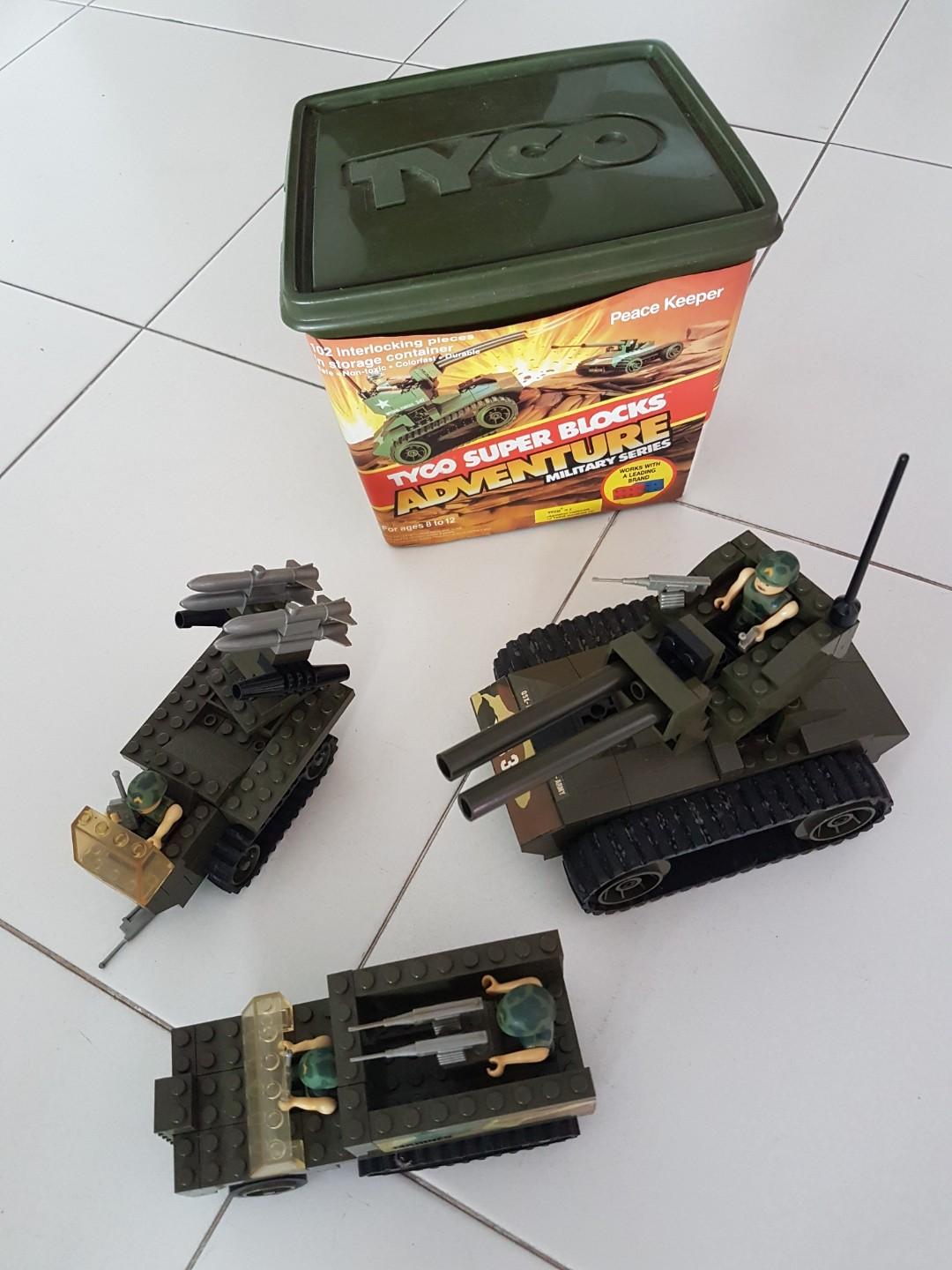 Tyco blocks military vehicles, army lego, Hobbies & Toys, Toys & Games ...