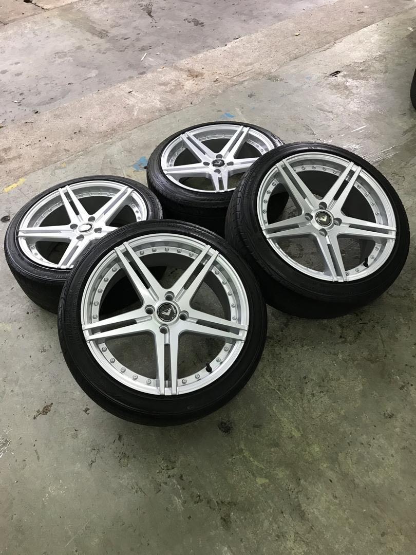 Vossen inforged 17 inch sports rim vios tyre 70%, Auto Accessories on ...