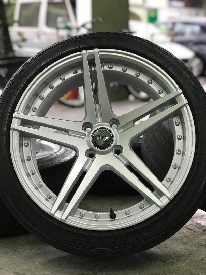 Vossen inforged 17 inch sports rim vios tyre 70%, Auto Accessories on ...