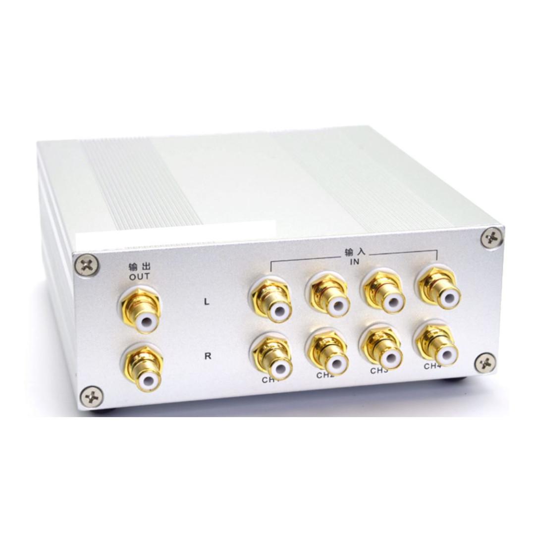 Audiophile Passive Manual 4/5 IN 1 Out Port Audio Source Selector ...