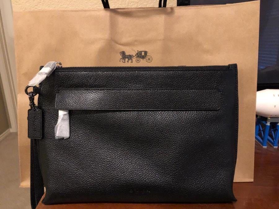 Coach men pouch, Men's Fashion, Bags, Belt bags, Clutches and Pouches ...