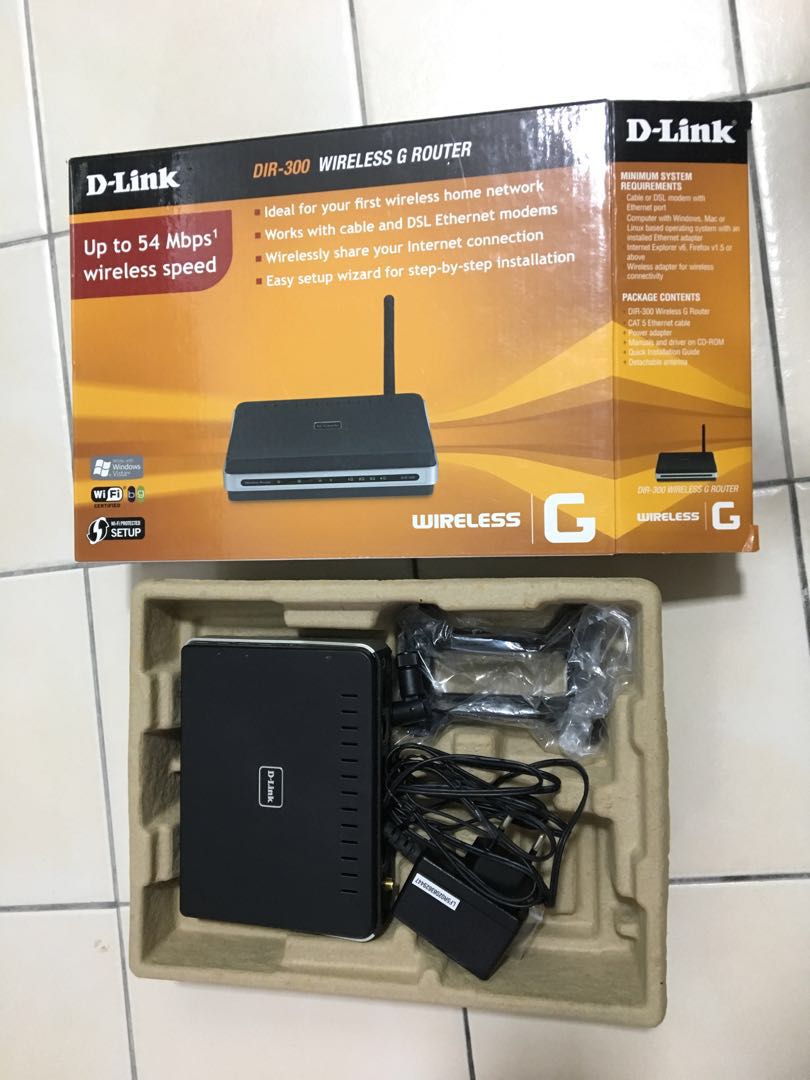 D-LINK DIR-300 Modem (Streamyx), Computers & Tech, Parts & Accessories ...