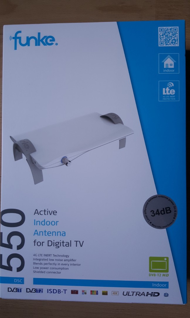 Funke DSC 550 Digital Antenna, TV & Home Appliances, TV & Entertainment ...