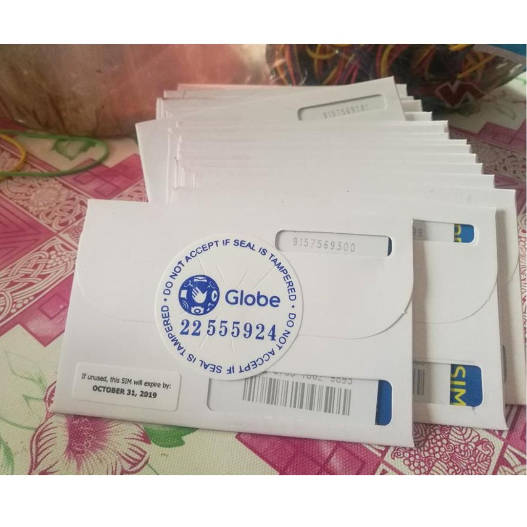 Globe SImcard Lte Triple Cut, Mobile Phones & Gadgets, Mobile & Gadget ...