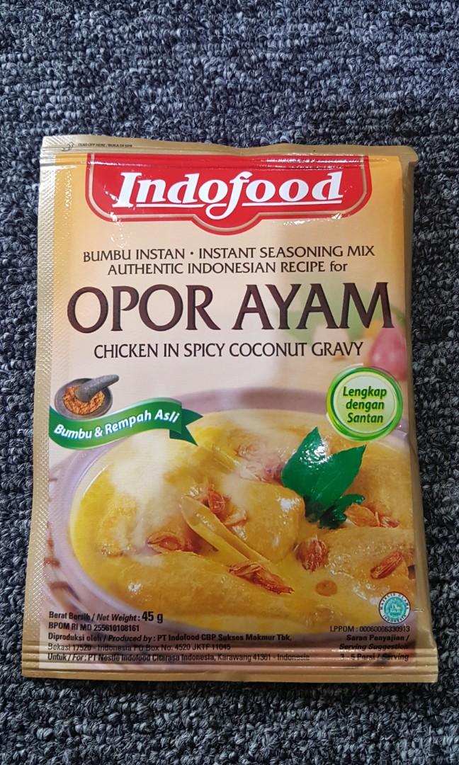 Indofood Bumbu 45g, Health & Nutrition, Health Supplements, Health Food ...