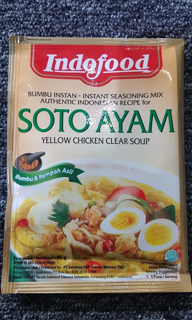 Indofood Bumbu 45g, Health & Nutrition, Health Supplements, Health Food ...