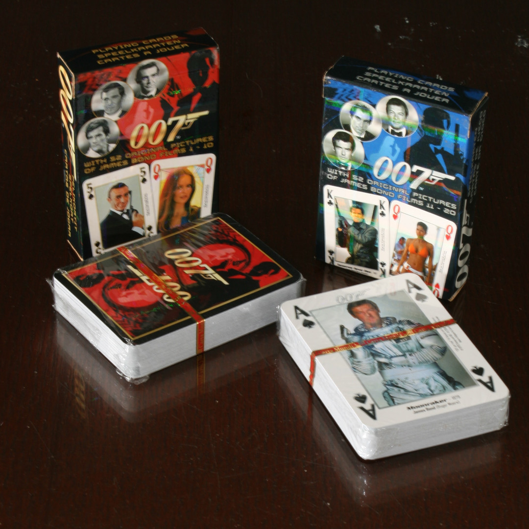 James Bond playing cards, Hobbies & Toys, Toys & Games on Carousell