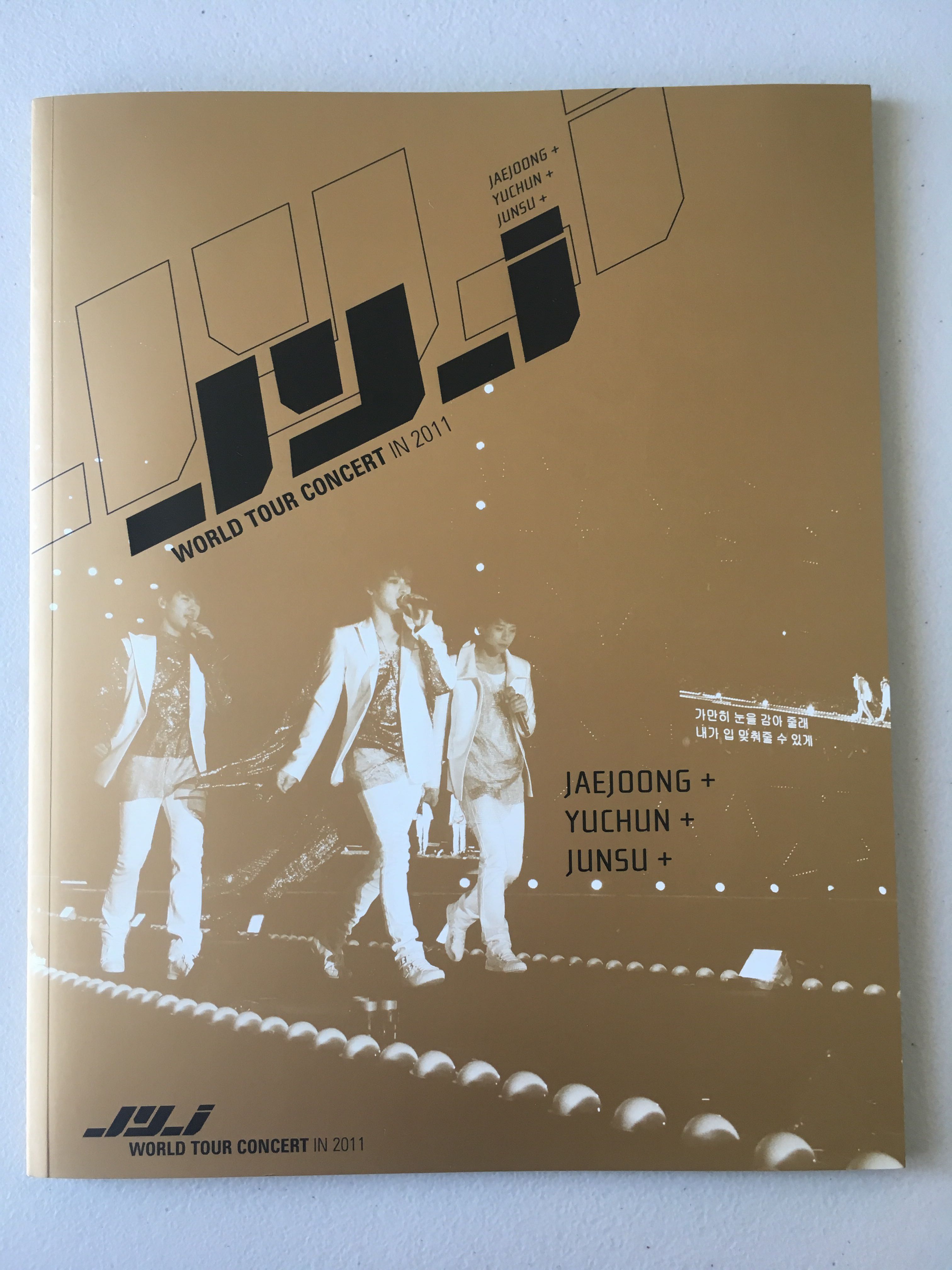 JYJ World Tour Concert in 2011 Photobook, Hobbies & Toys, Memorabilia & Collectibles, K-Wave on ...