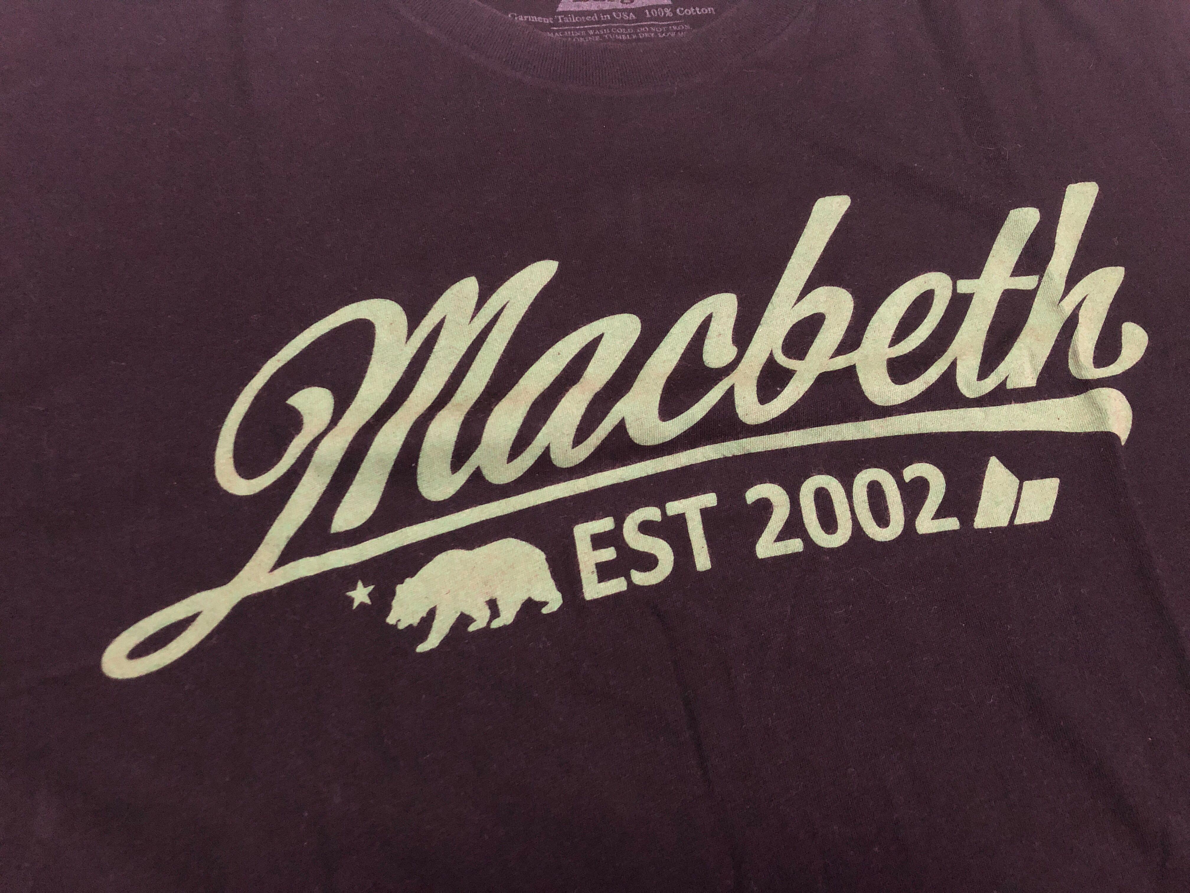 Macbeth logo tee, Men's Fashion, Tops & Sets, Tshirts & Polo Shirts on ...