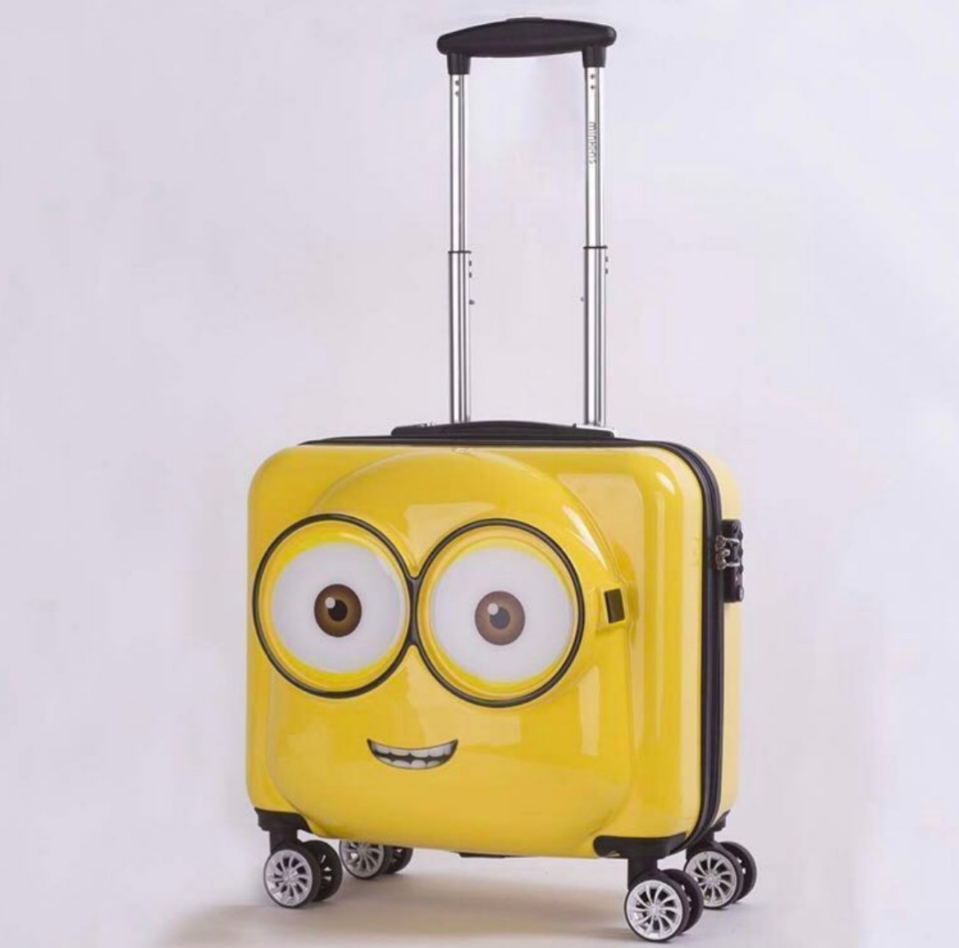 Minion luggage, Hobbies & Toys, Travel, Luggage on Carousell