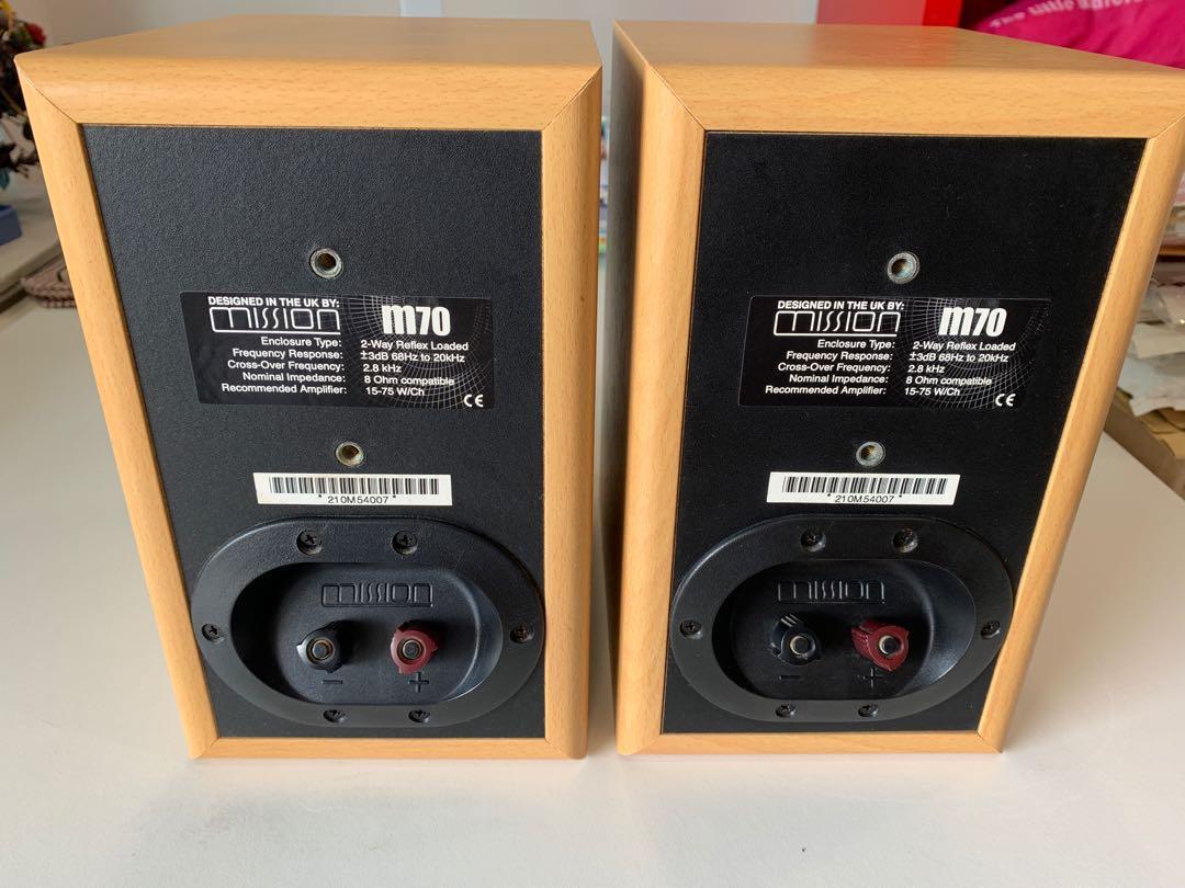Mission Bookshelf Speakers m70 hifi hi-fi, Audio, Soundbars, Speakers ...