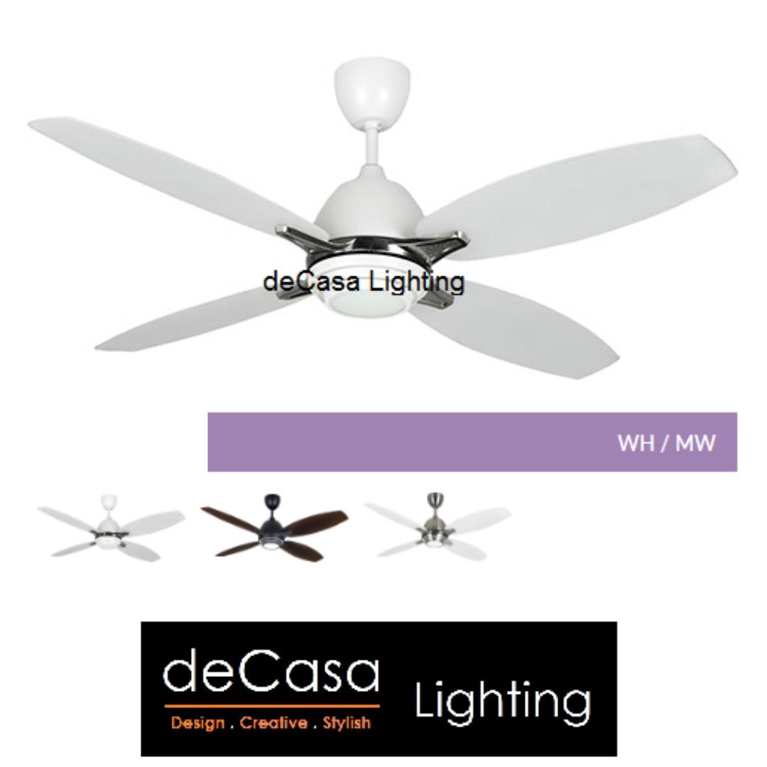 NSB ETERNITY FAN WHITE, Furniture & Home Living, Home Decor, Clocks on ...