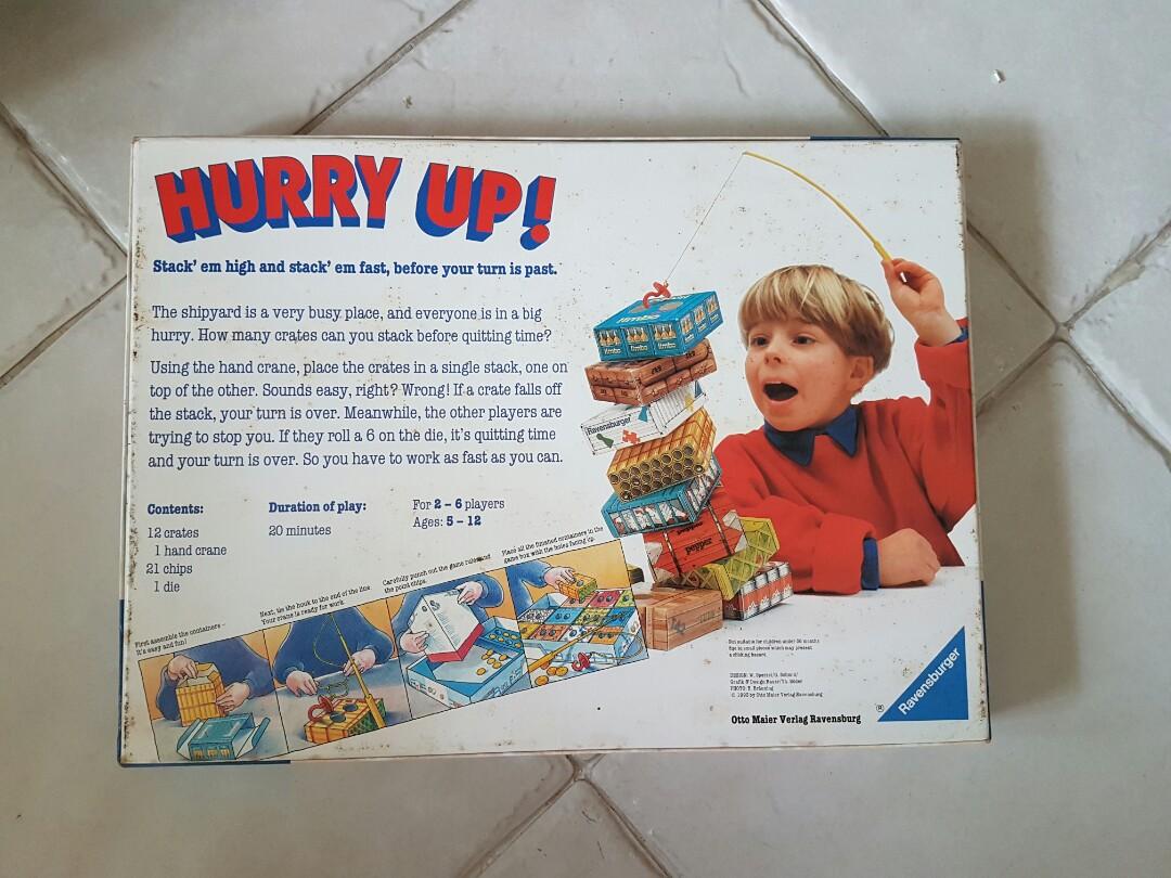 HURRY UP! GAME by Ravensburger - Made in Germany, Hobbies & Toys, Toys ...