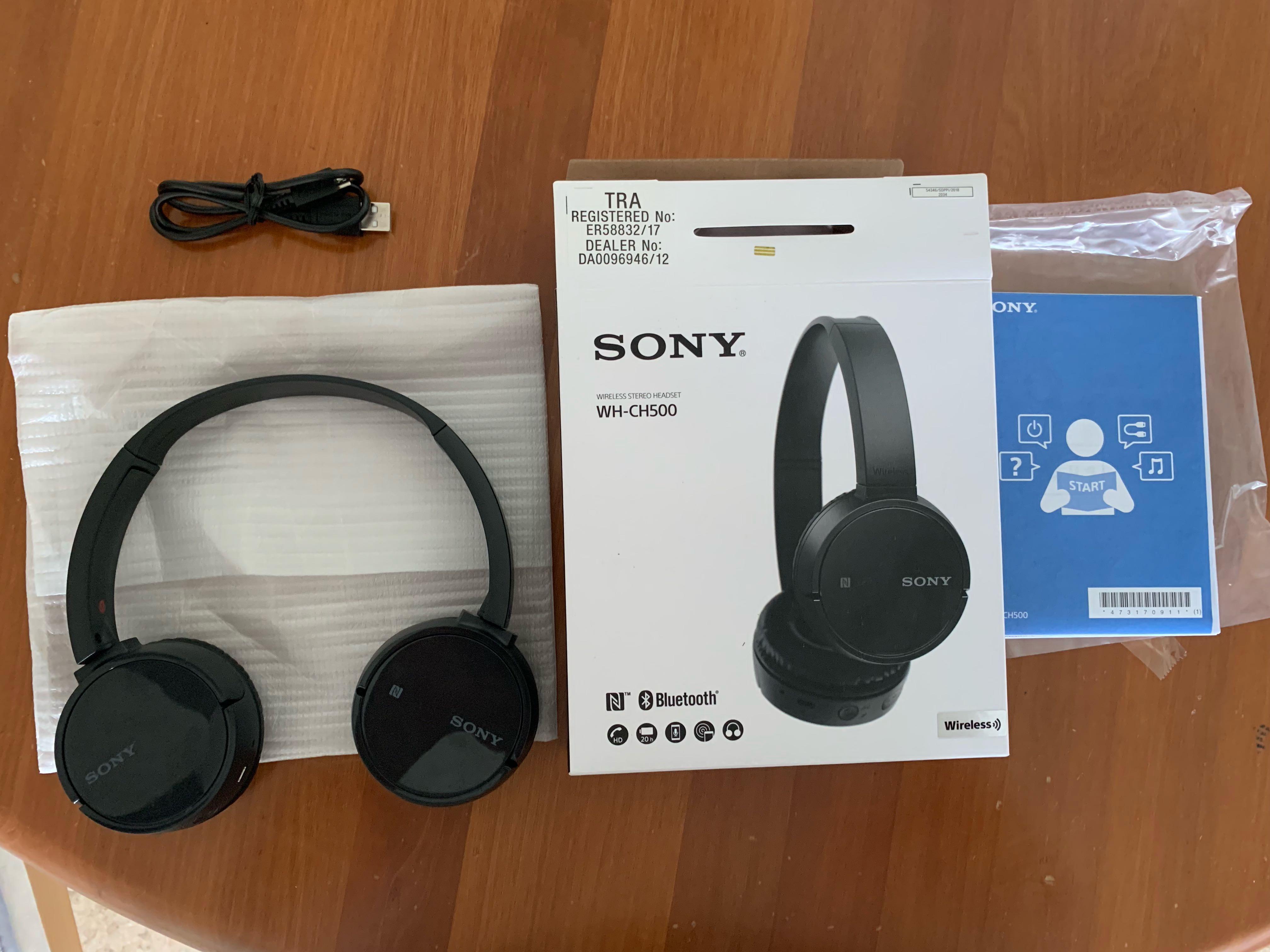 Sony WH-CH500 Wireless Headset, Audio, Headphones & Headsets on Carousell