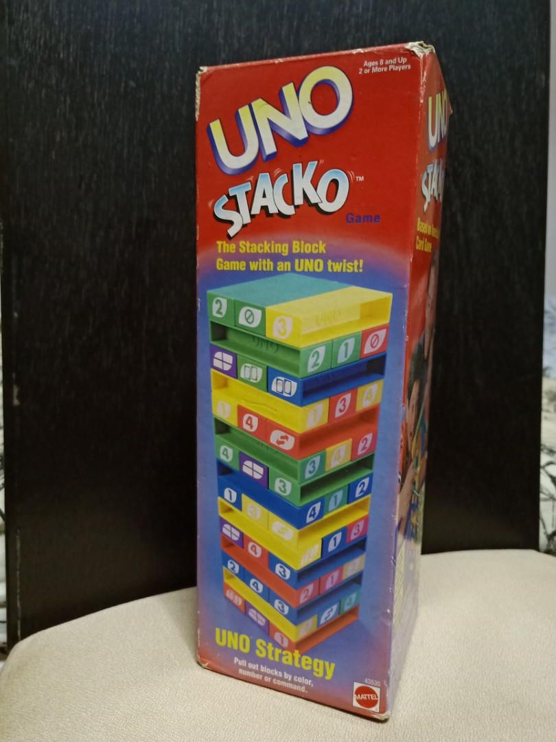 UNO STACKO ORIGINAL MATTEL FULL SET, Hobbies & Toys, Toys & Games on ...