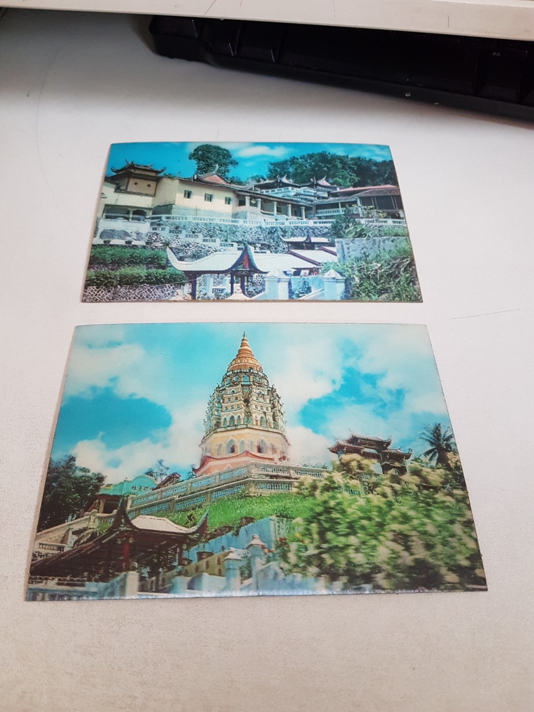 Vintage 3D postcard - temple in penang, Hobbies & Toys, Memorabilia ...