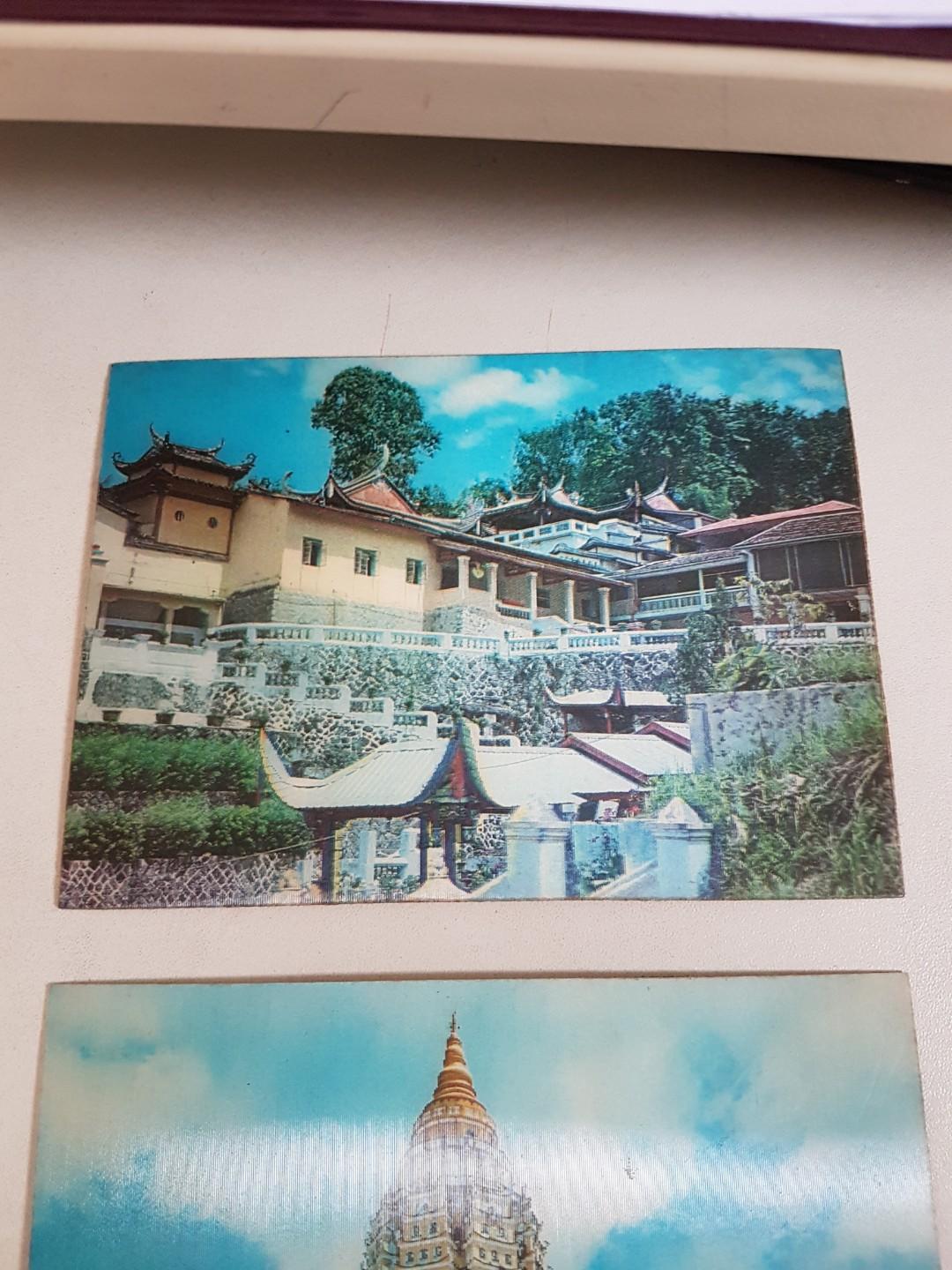 Vintage 3D postcard - temple in penang, Hobbies & Toys, Memorabilia ...
