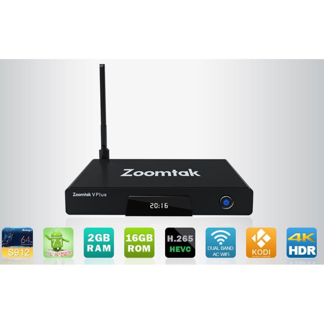 Zoomtak V Plus Smart Android TV Box, Mobile Phones & Gadgets, Tablets ...