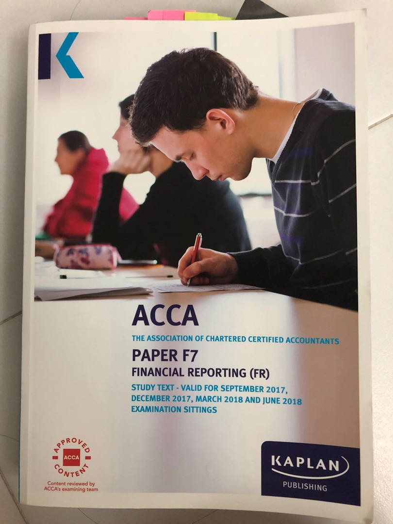 ACCA Financial Reporting (F7) Textbook + Examkit, Hobbies & Toys, Books ...
