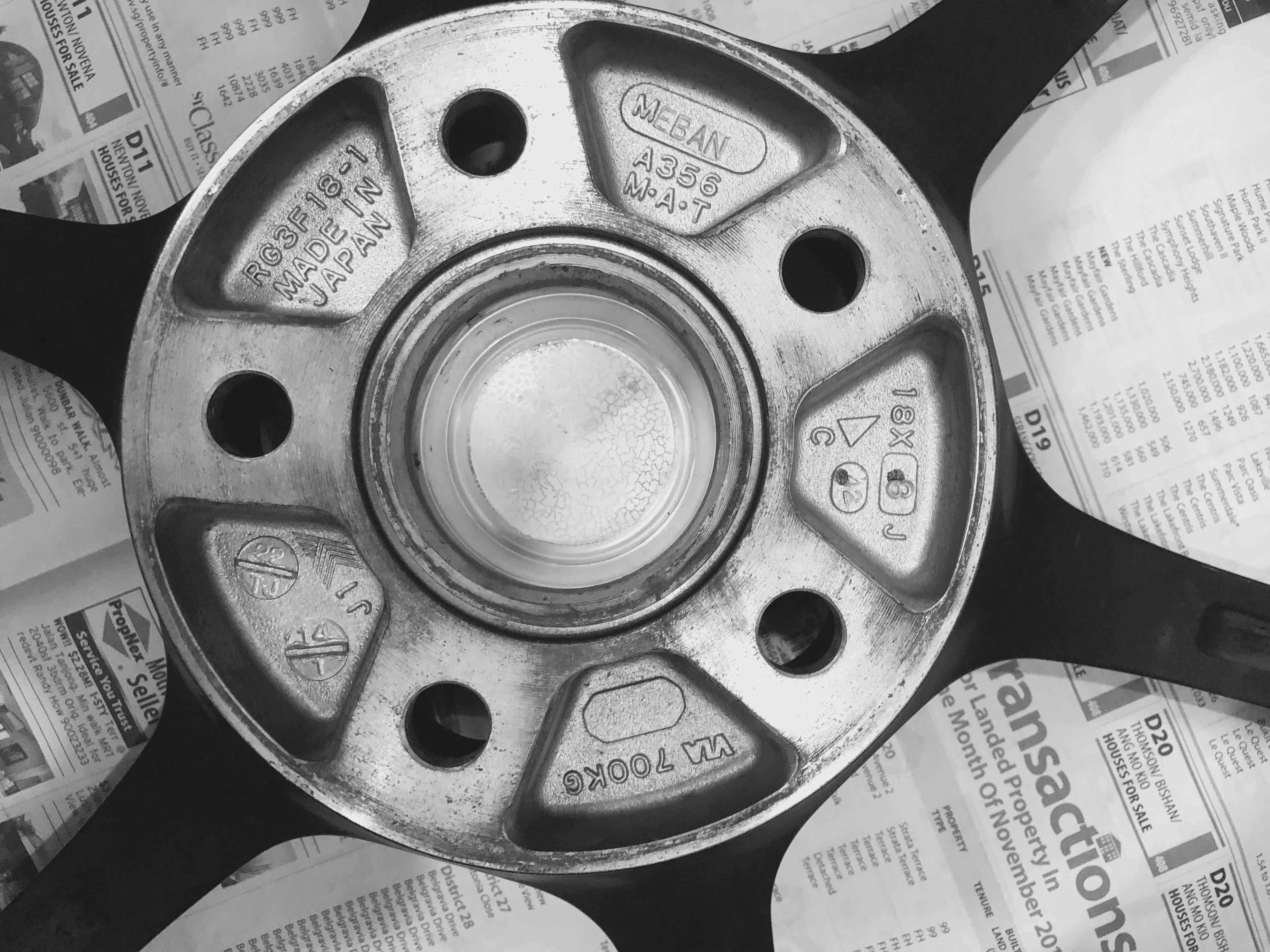 Advan RGIII 18” rims for Audi A3, S3, Volkswagen Golf R, VW GTI ...