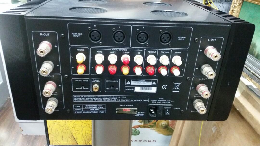 Advance Acoustic Integrated Amplifier Map-800II..Gd Cond, Audio, Other ...