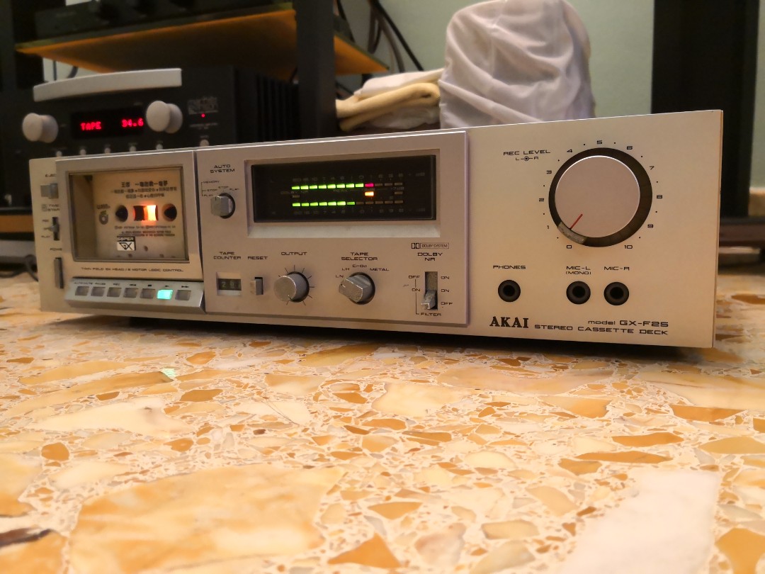 Akai GX-F25 stereo cassette deck, Audio, Portable Music Players on ...