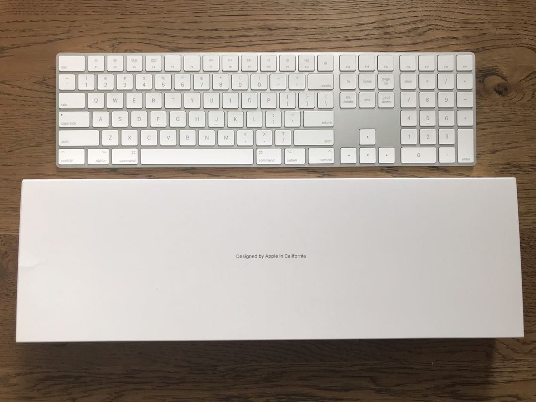 Apple Magic Keyboard with Numeric Keypad, Computers & Tech, Parts & Accessories, Computer ...