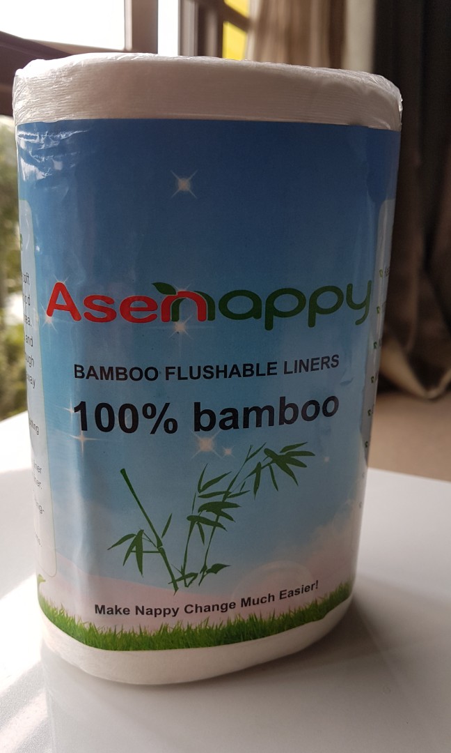 Bamboo flushable liners, Babies & Kids, Babies Apparel on Carousell