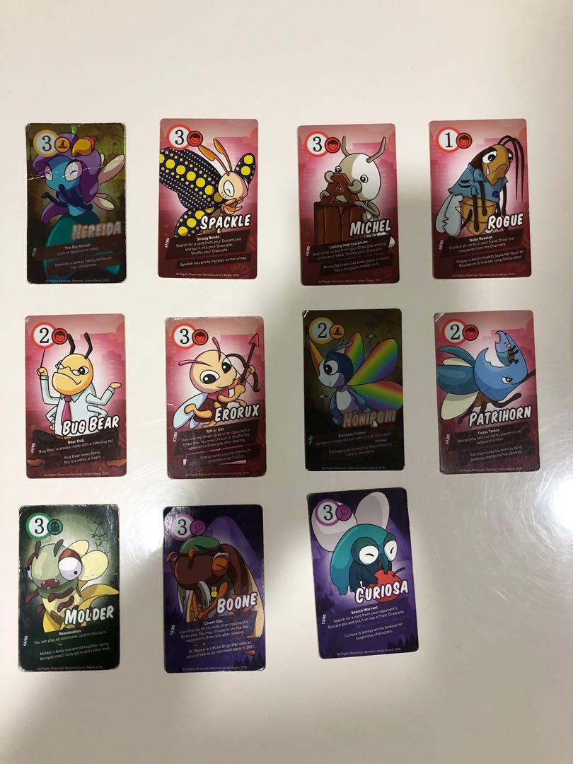 Book bugs card, Hobbies & Toys, Toys & Games on Carousell
